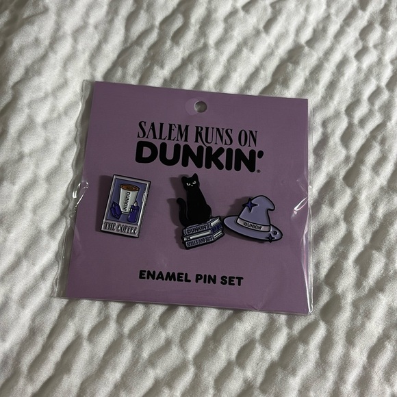 Dunkin Donuts | Other | Salem Runs On Dunkin Donuts Enamel Pin Set ...